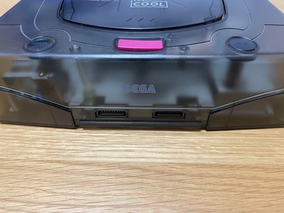 SEGA Sega Saturn Clear Skeleton Console HST-3220 Limited Color Tested ...