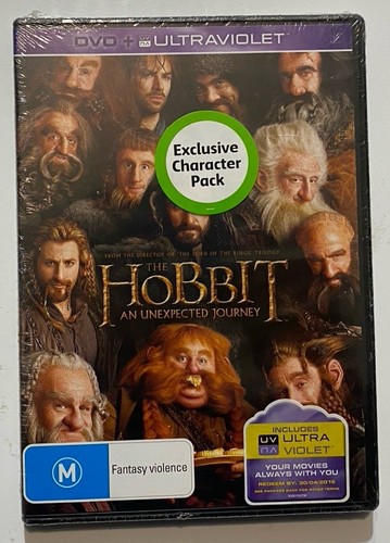 The Hobbit An Unexpected Journey DVD Movie Region 4 Bilbo Baggins ...