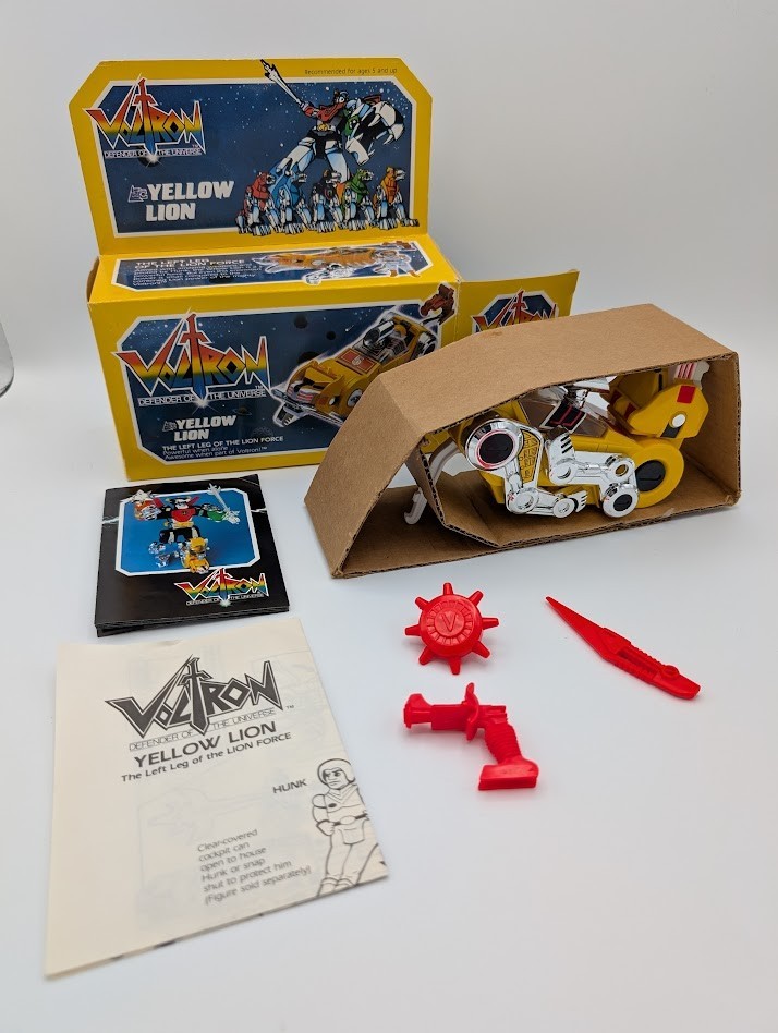 1984 Panosh Place Voltron Yellow Lion 100% Complete with Box | eBay