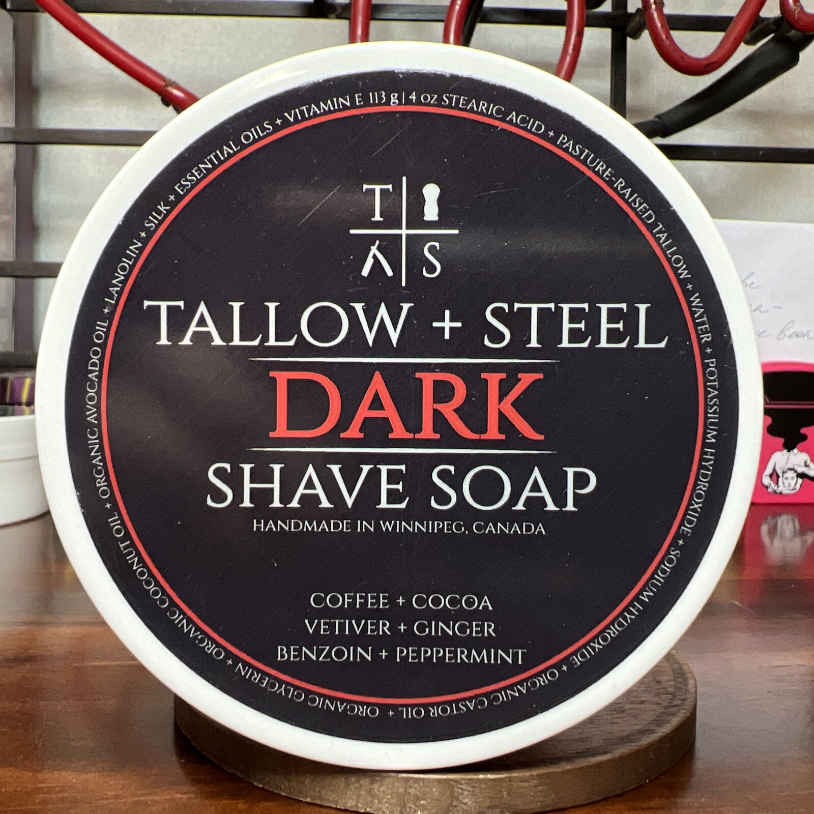 Tallow+Steel DARK Artisan Shave Soap (sampled) | eBay
