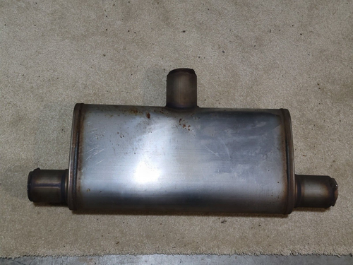 Universal Hi Flow Muffler Center Dual 2.5" | eBay