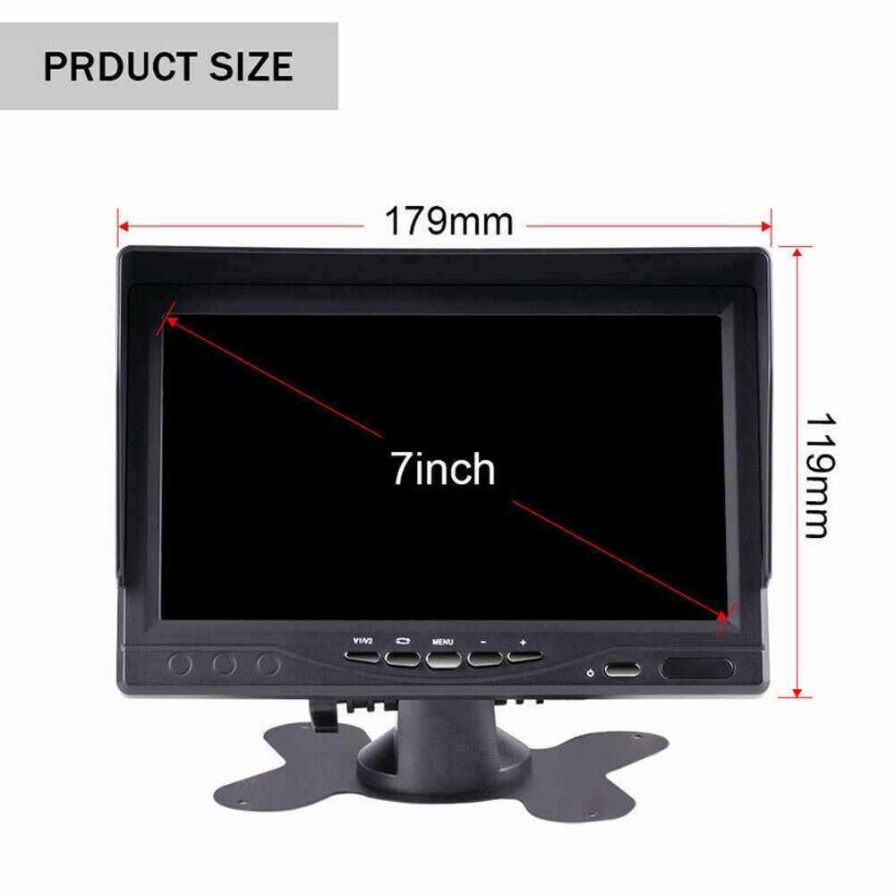1080P AHD 4CH MDVR Video Recorder Box+7" Monitor+4Pcs Cameras For Truck ...