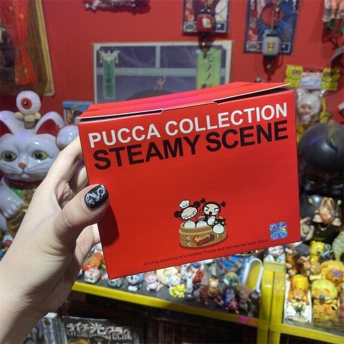 Pucca Collection STEAMY SCENE Collector Action Figure Set Vintage Toy ...