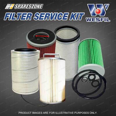 Oil Air Fuel Filter Service Kit for Isuzu ECR570S FSR FTR11 FVR11 ...