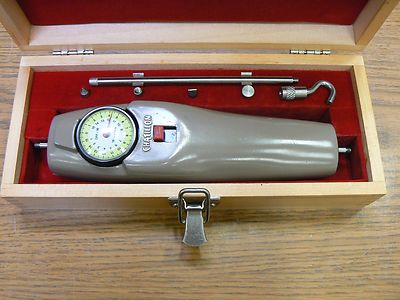 CHATILLON DPP-16 FORCE GAUGE WITH ACCESSORIES AND A WOODEN CASE | eBay