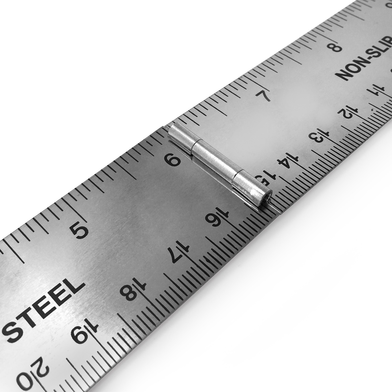 Helix 12”/30cm Metal Folding Ruler with Non-Slip Cork Back – Stainless ...