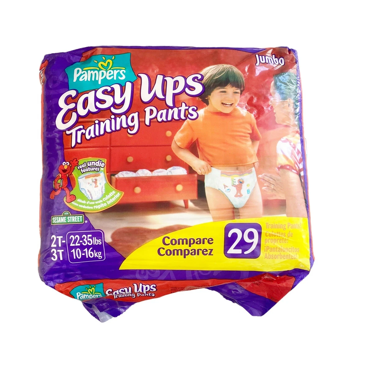 Procter Gamble Easy Up Pampers Diaper Girls, Size 4, Box Of