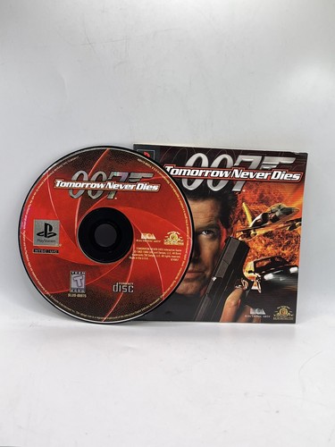 007 Tomorrow Never Dies Ps1 Game Sony Disc & Instruction Manual Only ...