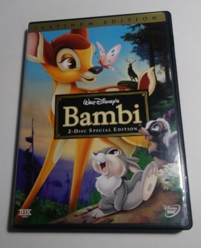 Walt Disney Bambi (DVD 2-Disc Set, Platinum Edition) Scratch Free Discs ...