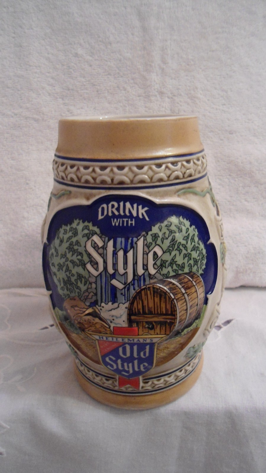 1983 OLD STYLE BEER STEIN MUG G HEILEMAN BREWING CO LIMITED EDITION ...