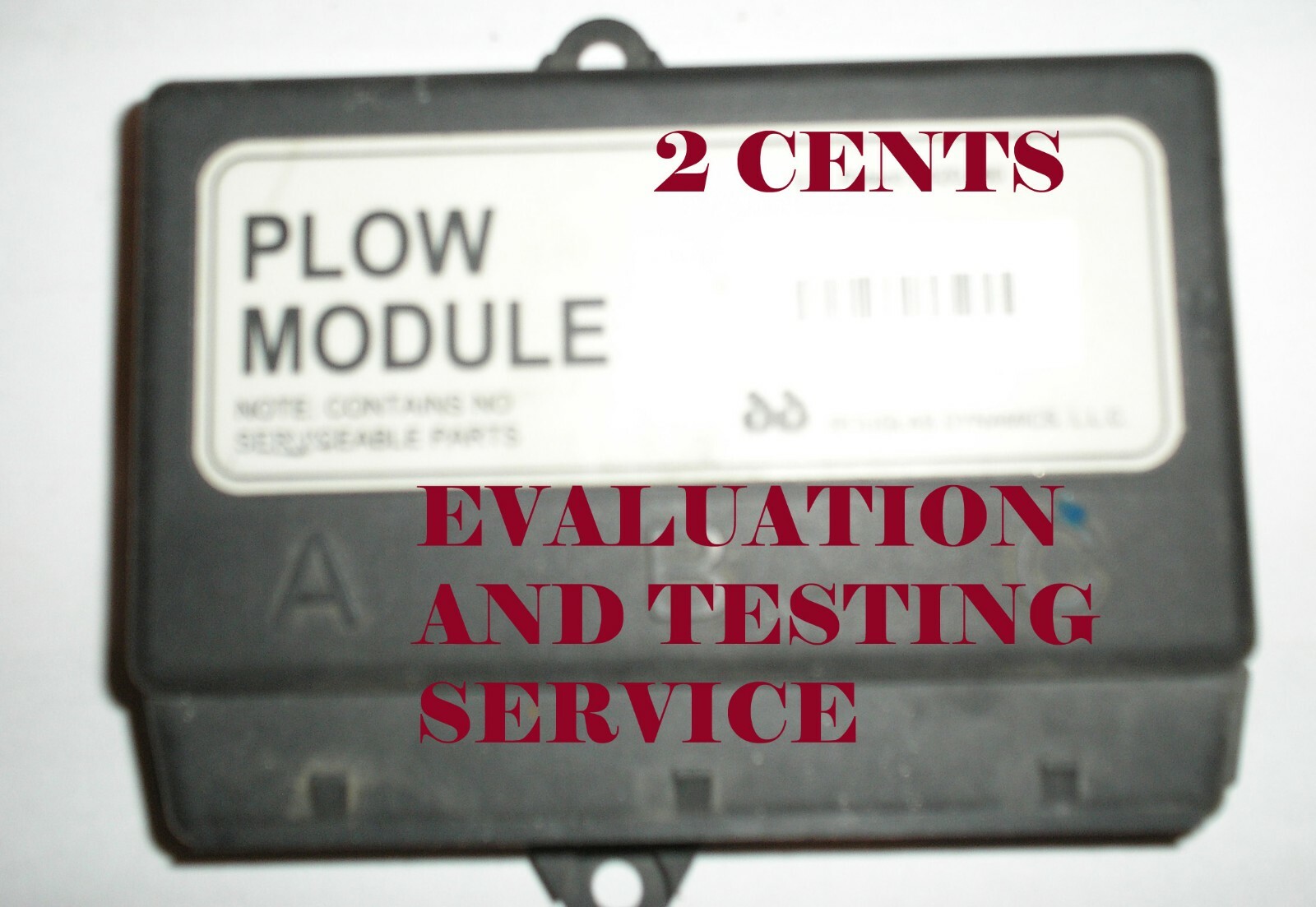 REPAIR EVALUATION REPORT FISHER WESTERN SNOW PLOW SPREADER CONTROL ...