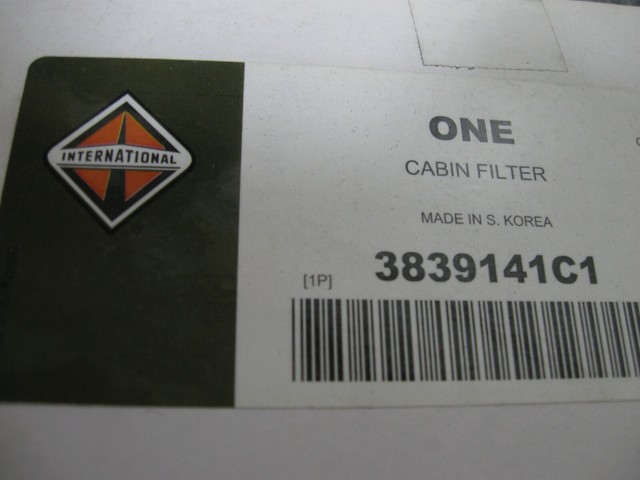 Genuine International 3839141C1 Cabin Air Filter for sale online | eBay