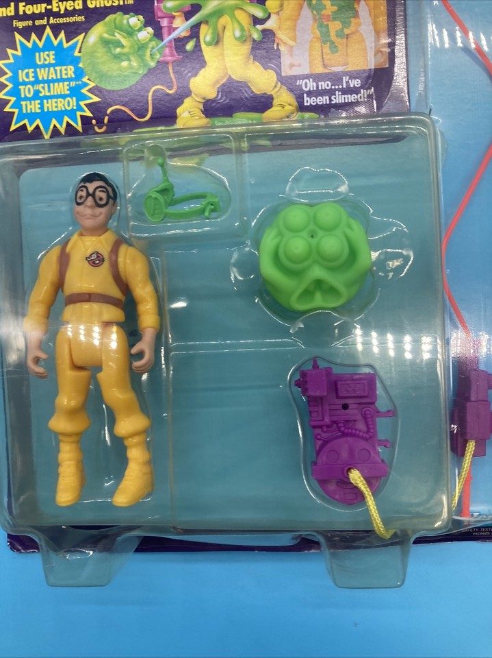 Real Ghostbusters Slimed Heroes Louis Tully & Four Eyed Ghosts New | eBay