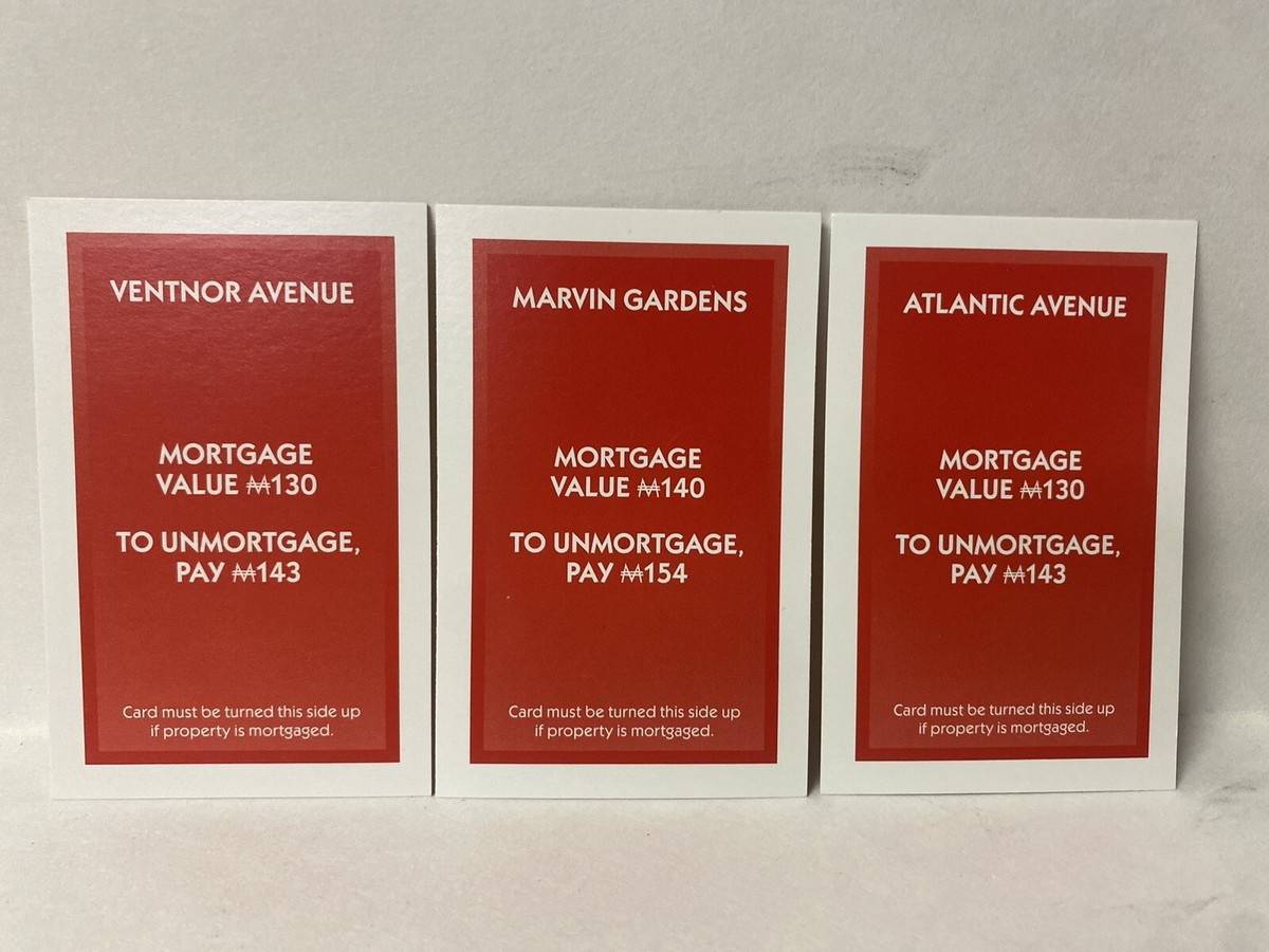 Monopoly Property Cards Back Monopoly "The Block" (2018) Board Game