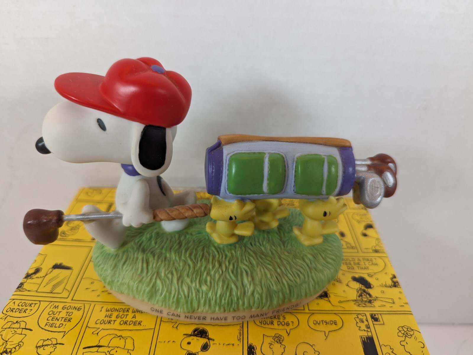 2000 Hallmark Peanuts Gallery On The Course Snoopy Woodstock Golf Clubs ...