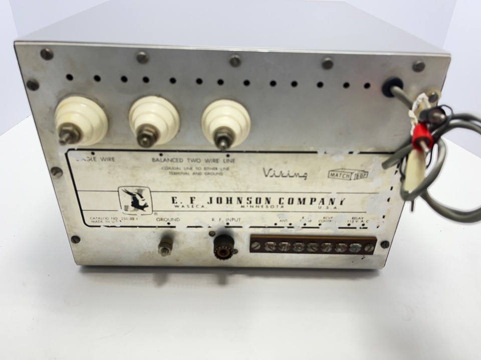 E.F. Johnson Viking Matchbox 250-23 Antenna Tuner – Balanced Line ...