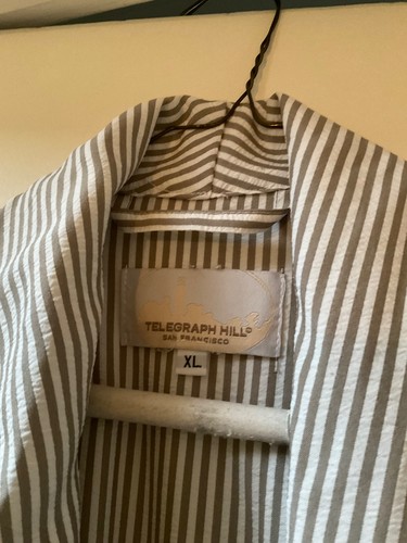 Telegraph Hill Seersucker Spa Kimono Robes His and Hers XL, S | eBay