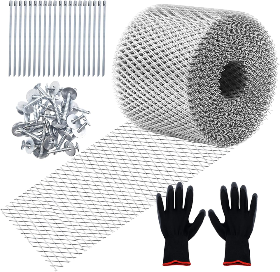 Gutter Guard 5 Inchx100 Feet Leaf Filter Protection Roll with ...
