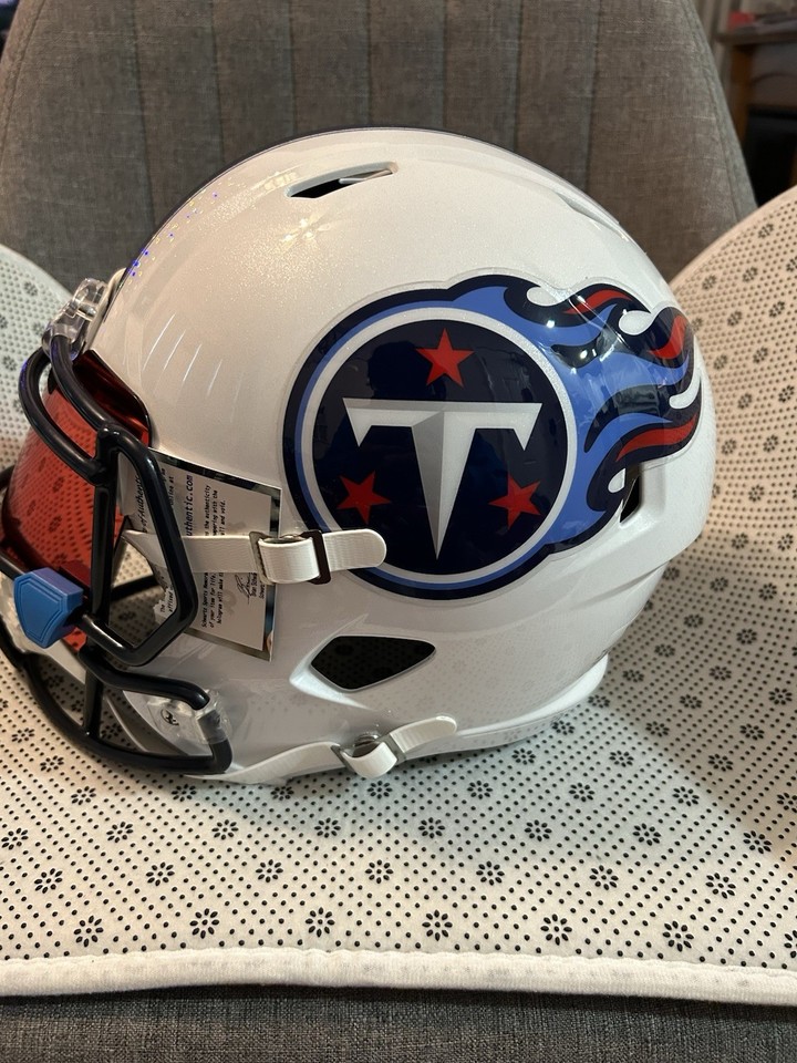 Chris Johnson CJ2K Autographed Tennessee Titans Full Size Replica ...