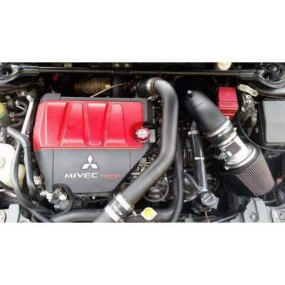 ETS Intake - 3.5" MAF Housing - Wrinkle Black For Mitsubishi Evo X | eBay