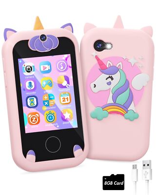 Kids Smart Phone for Girls Unicorns Gifts for Girls Toys 8-10 Years Old ...
