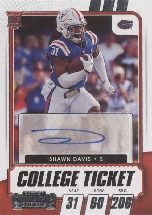2021 Panini Contenders Draft Picks - College Ticket Autographs Shawn ...