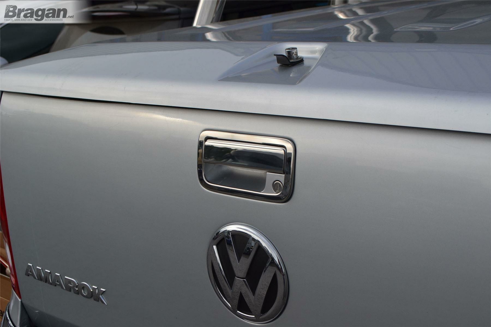 Rear Boot Lids Handle Trims To Fit Volkswagen Amarok 2010 - 2016 Chrome ...