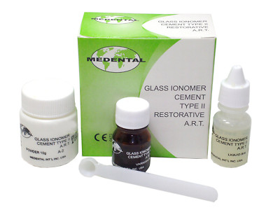 Glass Ionomer Self Cure Type II Restorative A2 Cement Kit MEDENTAL | eBay