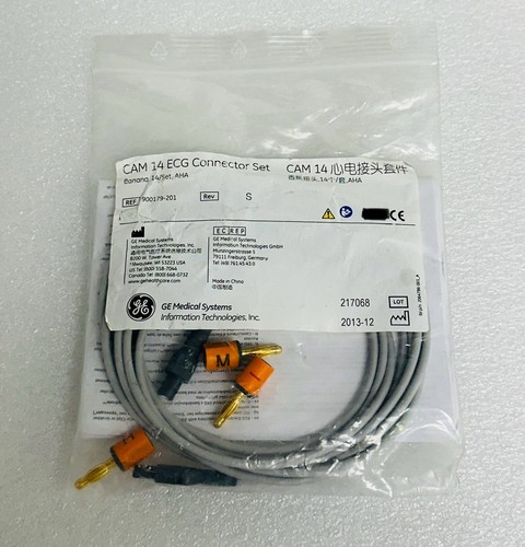 GE CAM 14 ECG Connector Set , Banana, 14/Set, AHA | eBay
