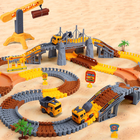 281 PCS Construction Race Track Construction Toy Build Unique Tracks ...