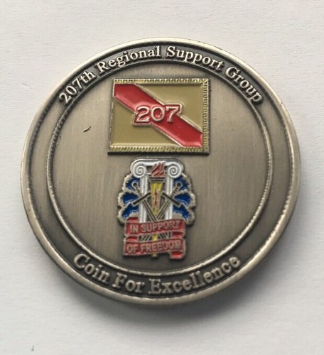 207th Regional Support Group Command Team Challenge Coin F27 | eBay