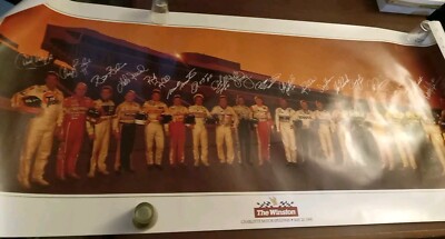 NASCAR May 20 1990 Poster (1993 Reprint) Winston Charlotte Motor ...