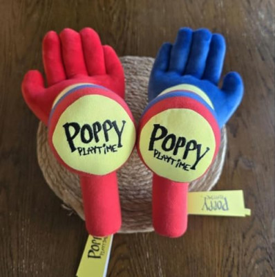 Namco Poppy Playtime Huggy Waggy Grab Pack Plush Set Red Blue Hand ...