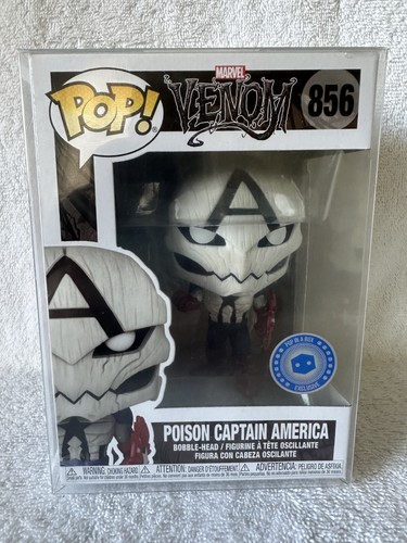 Funko POP! Marvel Venom ~ Poison Captain America #856 ~ P.I.A.B ...