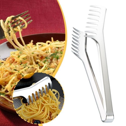 Stainless Steel Spaghetti Tongs Cooking Tools Noodles Utensils Pasta ...