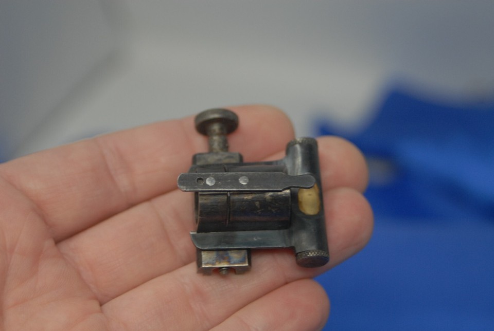 Original Sharps Rifle Front Sight Wind Gauge Spirit Level Antique ...