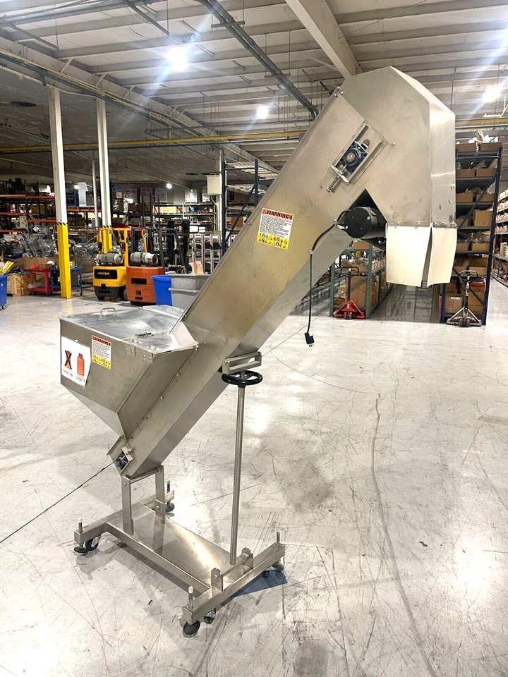 Kaps-All FS-B Elevator Conveyor and Hopper 90V DC, Vial Bottle | eBay