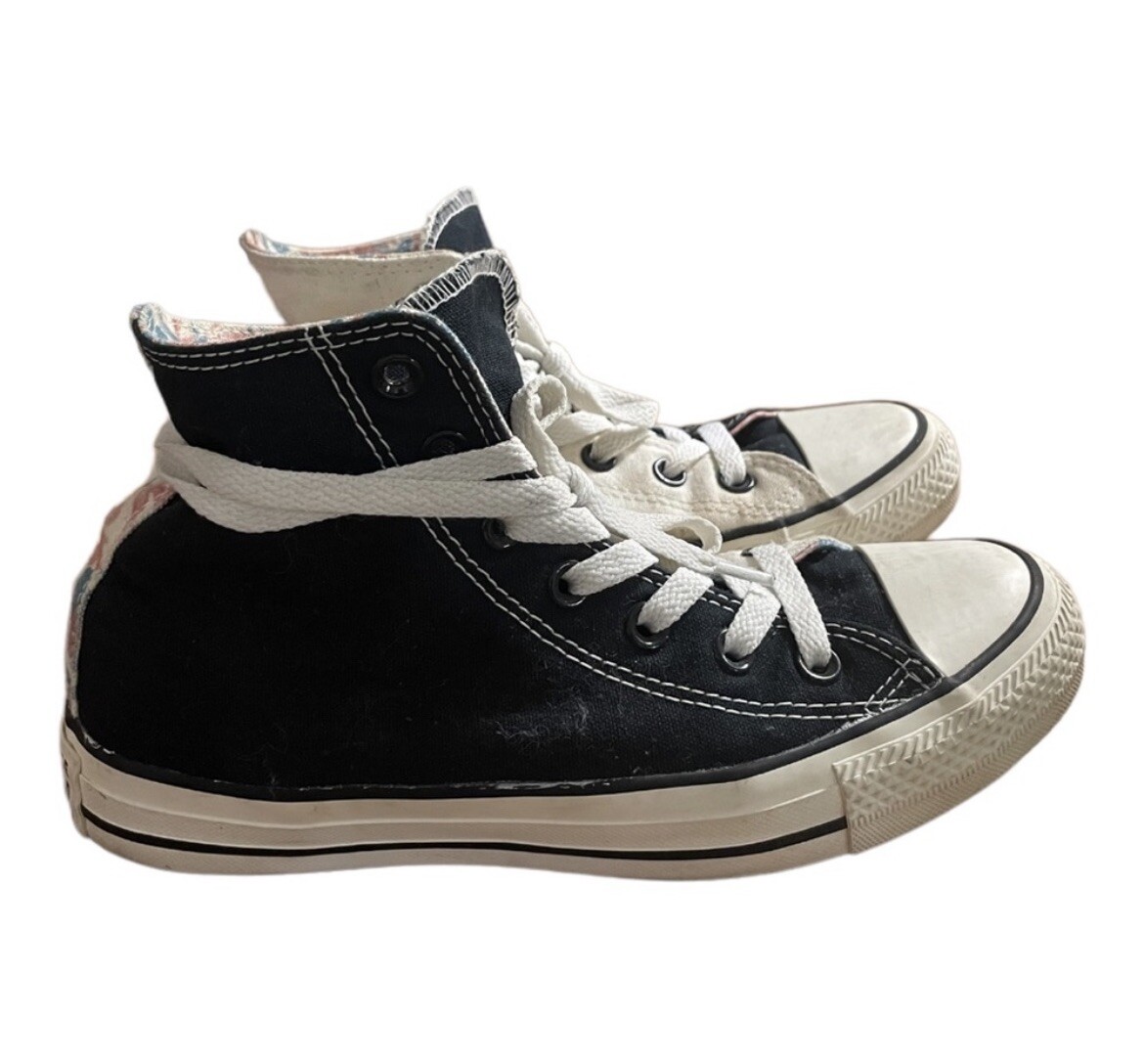 Converse all star half white half black women ‘s snea… - Gem