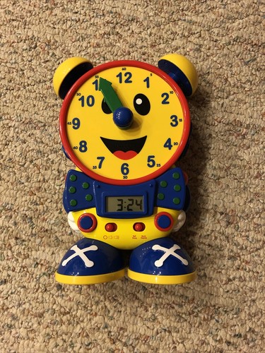 The Learning Journey Telly Teaching Time Clock W/ Night Light ...