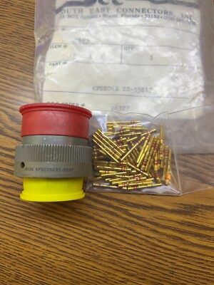 Cannon KPSE06E22-55SY Straight Plug 55 w/Female Contacts, | eBay