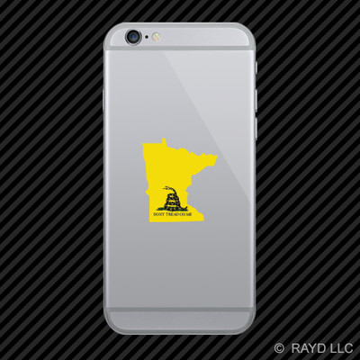 Minnesota State Shaped Gadsden Flag Cell Phone Sticker Mobile MN | eBay