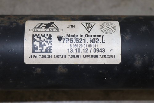 2011-2018 PORSCHE CAYENNE - REAR Driveshaft / Propeller Shaft ...