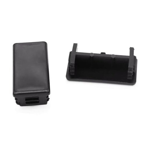 27 Pieces 1-5/8" x 7/8" Plastic Strut Channel End Caps PVC Metal Black ...