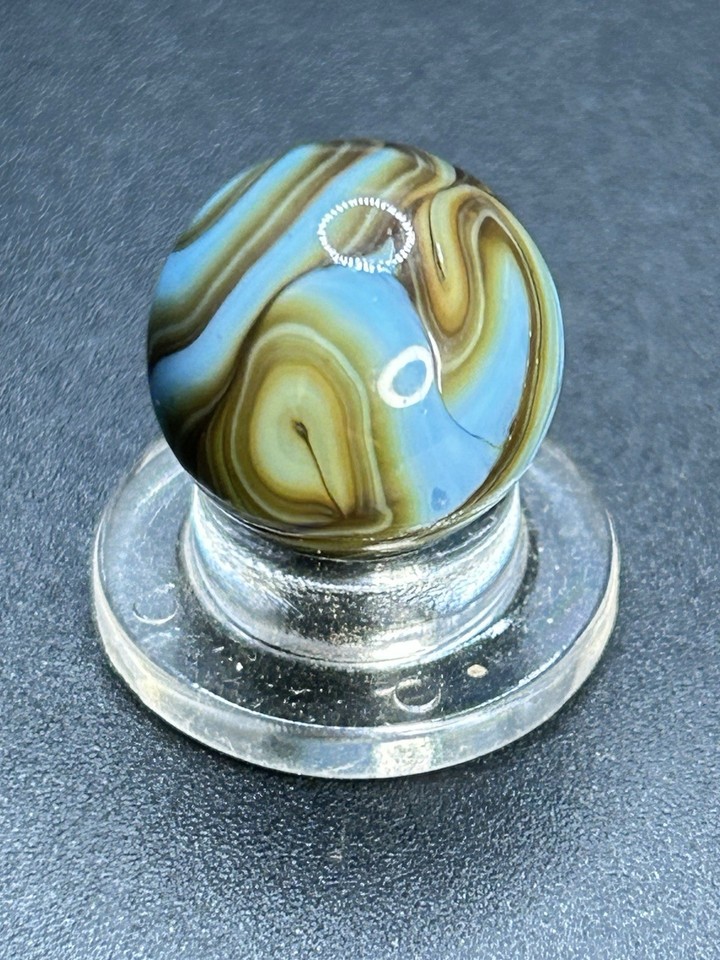 Alley Agate Marble Alley Flame Marble Vintage Marbles 0.551” | eBay