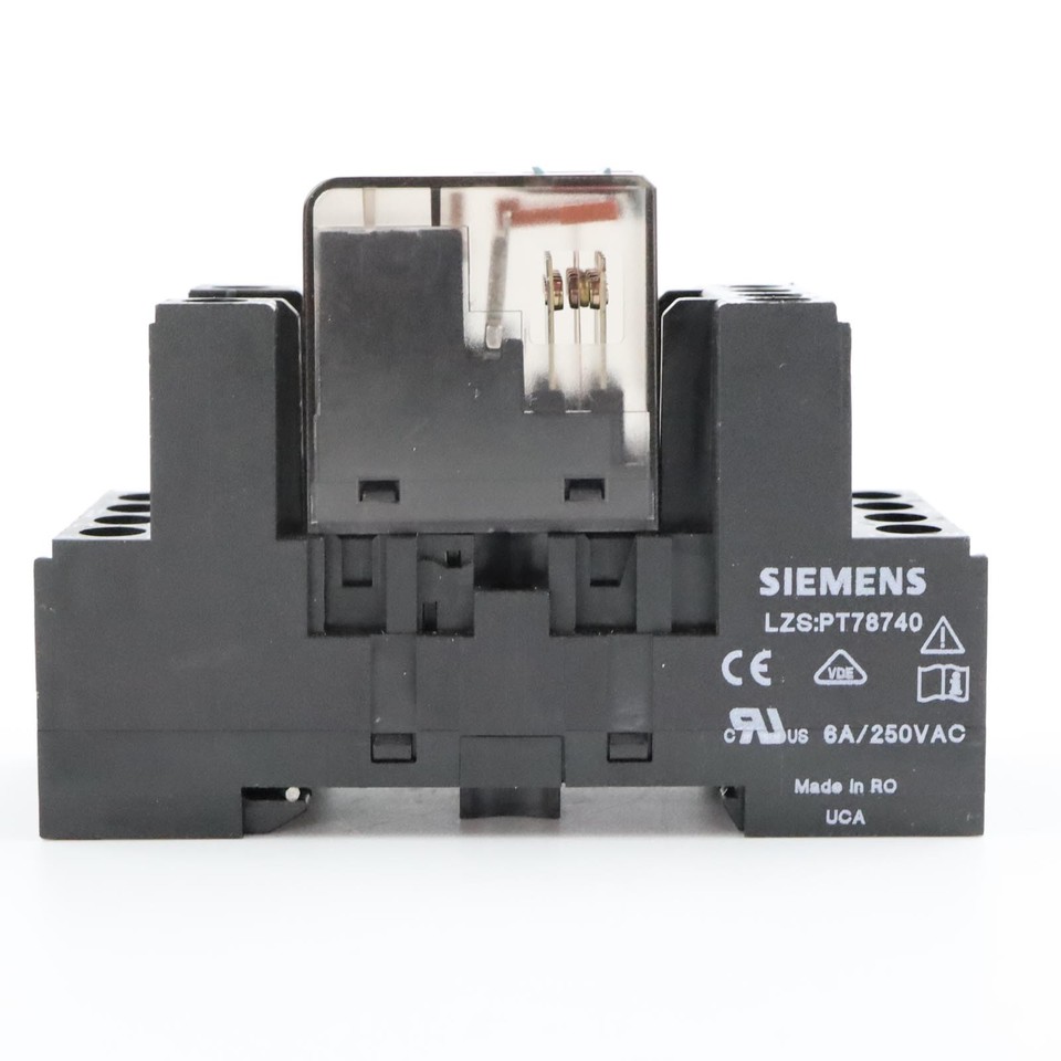 Siemens Steckrelais Komplettgerät LZS:PT78740 + LZX:PT570730 230V (5Stk ...