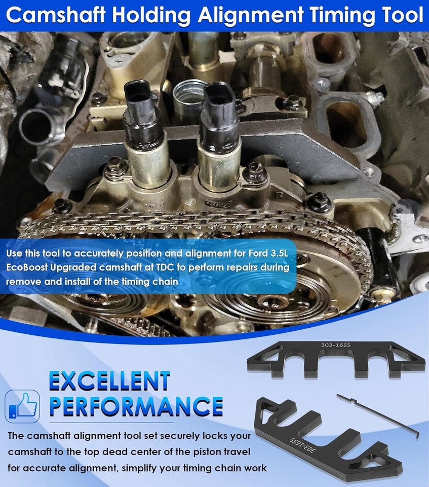 303-1655 Camshaft Holding Alignment Timing Tool For Ford 3.5L Upgraded ...