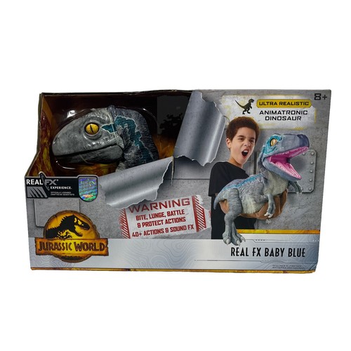 Jurassic World Real FX Baby Blue Animatronic Dinosaur for sale online ...