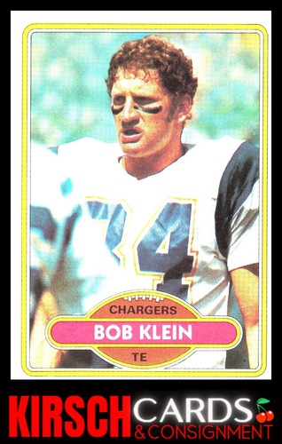 Bob Klein 1980 Topps #283 San Diego Chargers | eBay