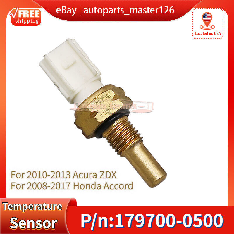 Engine Coolant Temperature Temp Sensor For 2006-2017 Honda Civic 179700 ...