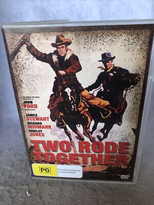 Two Rode Together DVD Region 4 VGC John Ford James Stewart Western Free ...